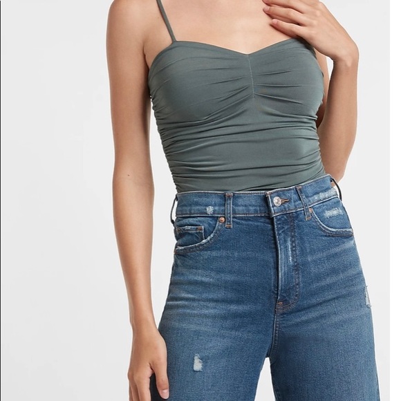 Express | Tops | Basil Body Contour Top | Poshmark